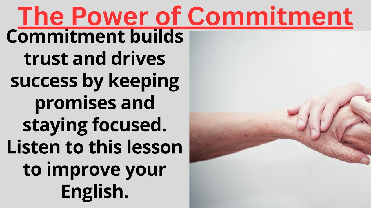 Learn English Through Story || The Power of Commitment || English ...
