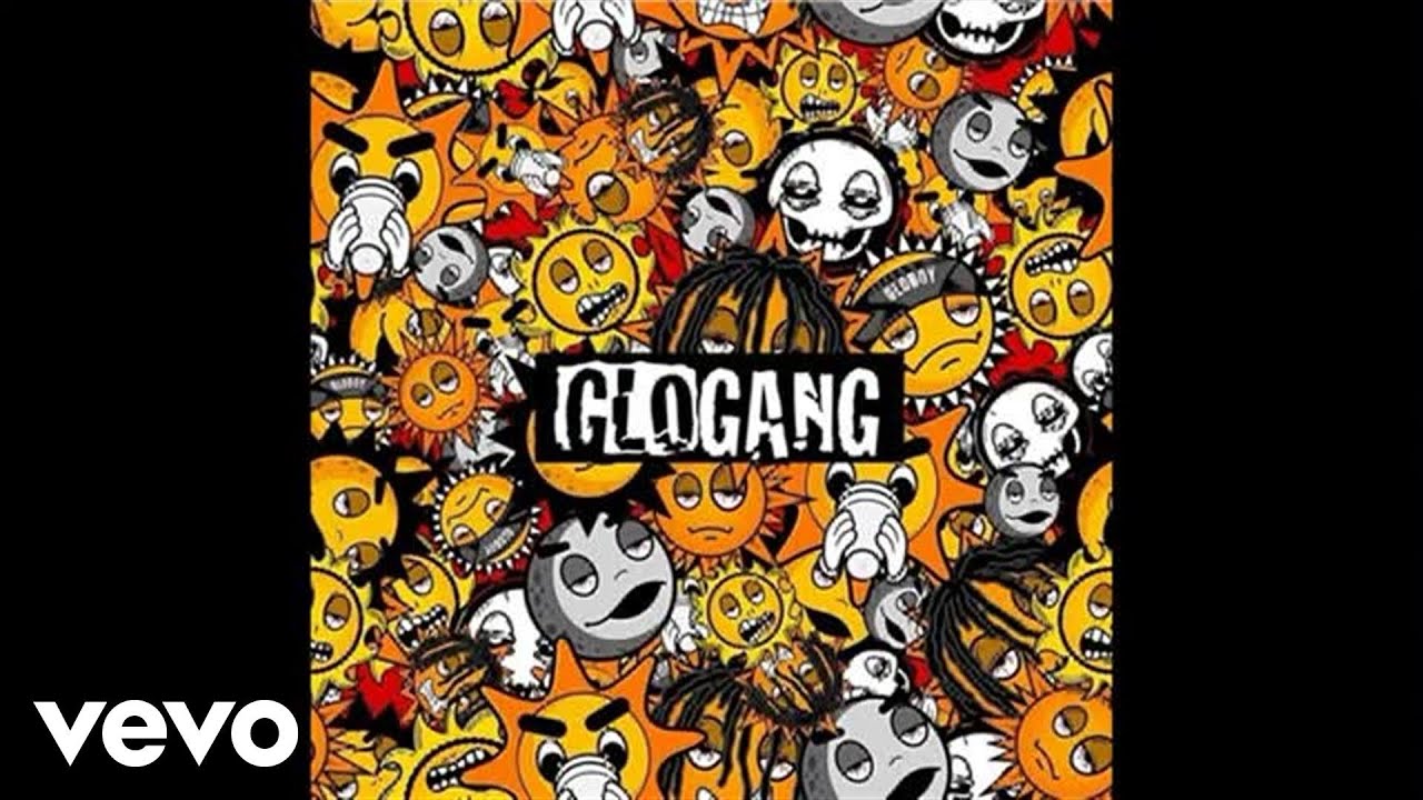 Glo Gang Sun Drinking Lean Logo