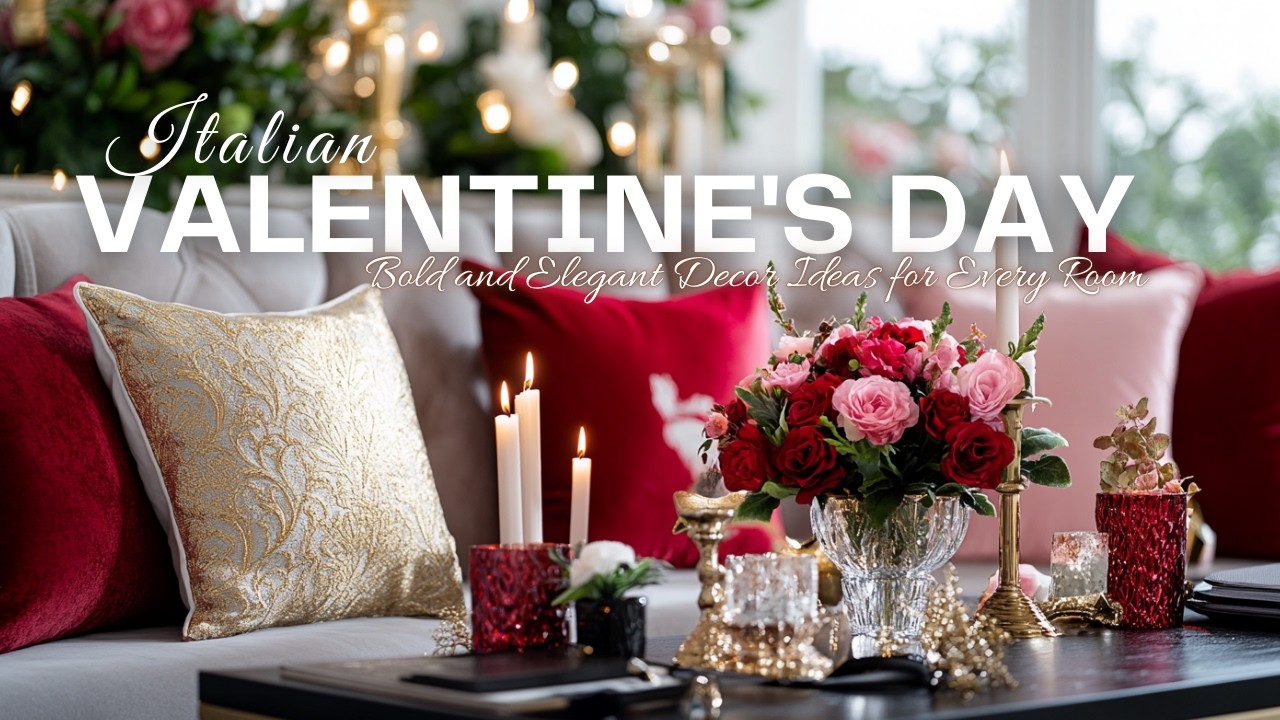 Italian Valentine's Day: Bold and Elegant Decor Ideas for Every Room ...