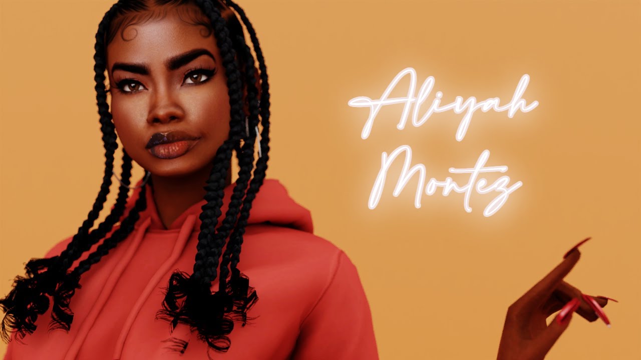 SIMS 4 CAS | Aliyah Montez - YouTube