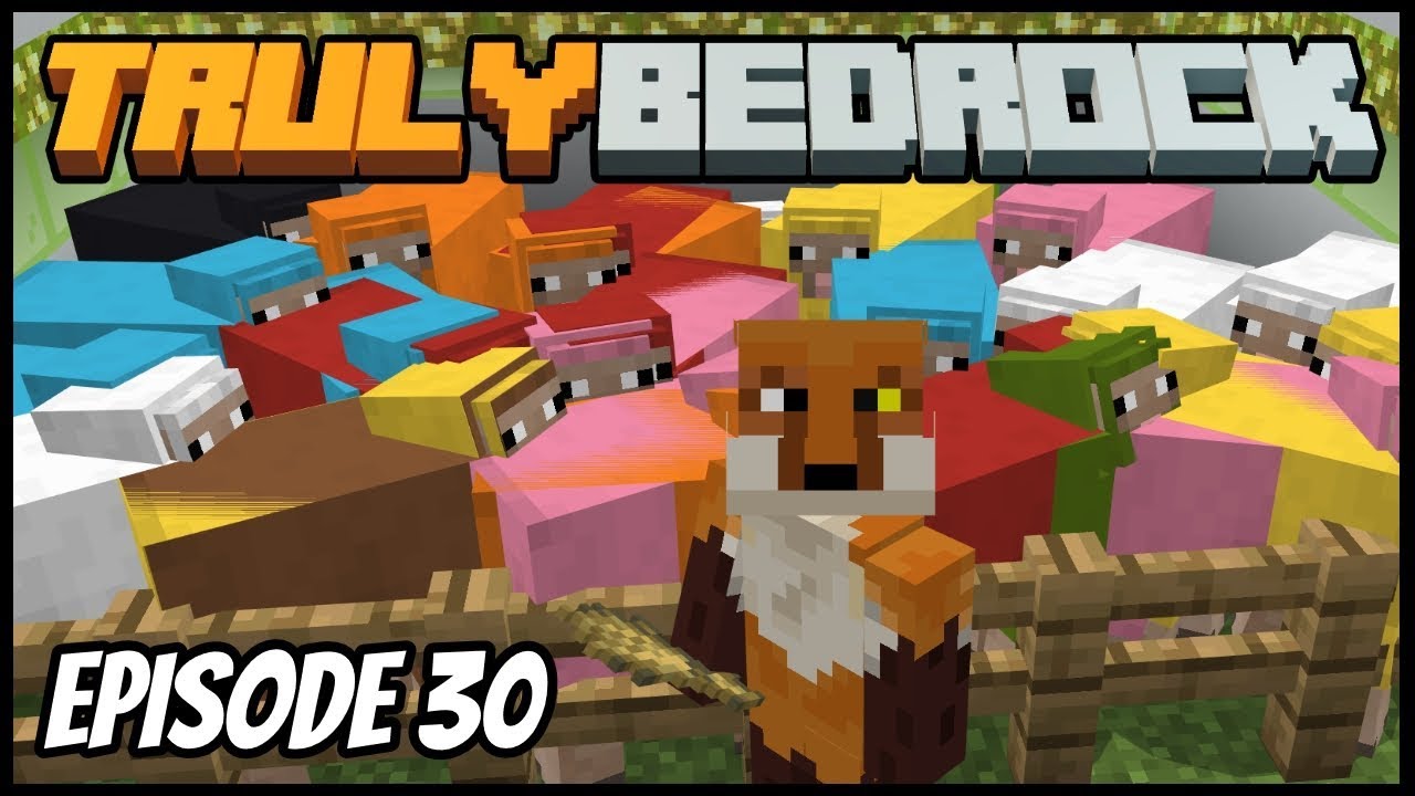 AFK Sheep Farm And Business - Truly Bedrock (Minecraft Survival Let's ...
