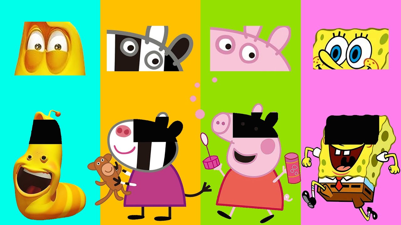 Help Peppa Pig SpongeBob SquarePants hilarious bug Zebra Su Yi choose ...