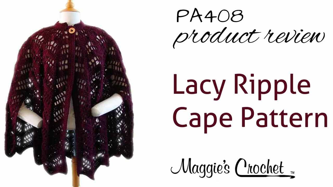 Lacy Ripple Cape Product Review PA408 - YouTube