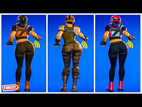 Fortnite Renegade Raider vs Renegade Rebel Party Hips 1 Hour Version Thicc! 🍑 OG Gyat Emote Battle 🥵