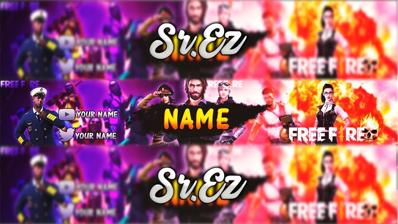 Banner de Free Fire Gratis| template editable| Speed Art (#photoshop ...