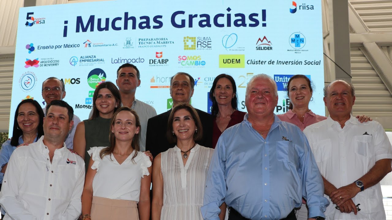 5 años de Inversión Social.- Mensaje de Lucy Garza de Llaguno ...