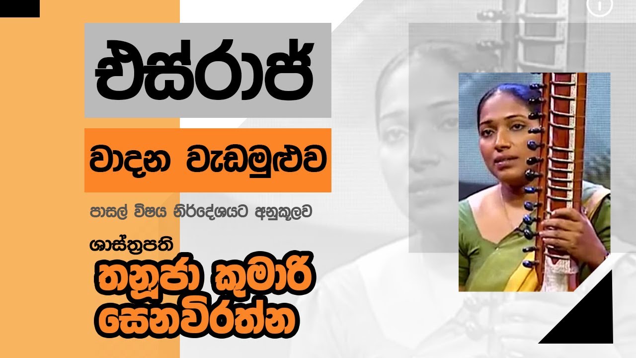 එස්රාජය හඳුනා ගනිමු Esraj workshop sinhala#thanuja kumari rodrigo#Esraj ...