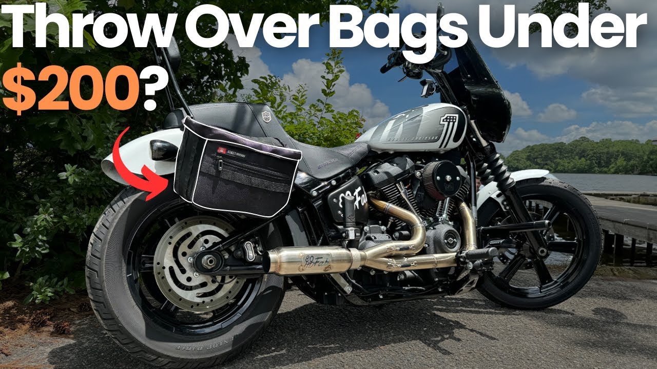 How Are These Harley Throw Over Bags Only $200 - YouTube