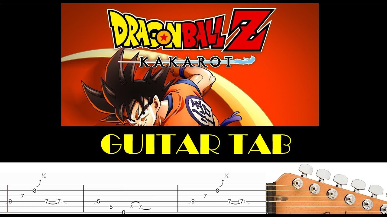 Dragonball Z - Rock The Dragon - Guitar Tab (Tabulature) - YouTube