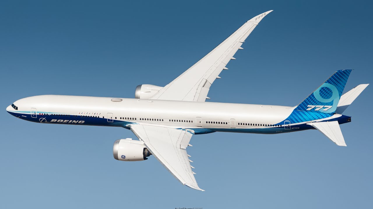 Boeing 777X Takeoff from BFI in Stunning Early Morning Light! - YouTube