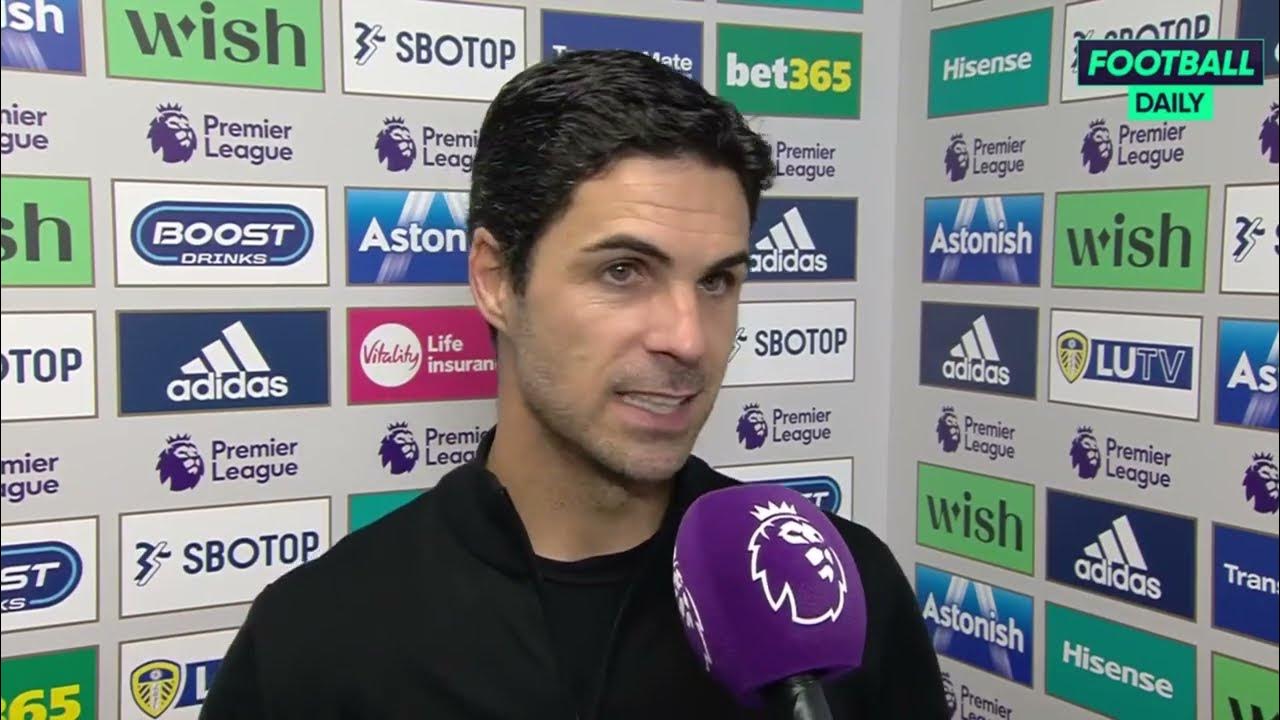 Leeds 0 - 1 Arsenal | Mikel Arteta post-match interview - YouTube