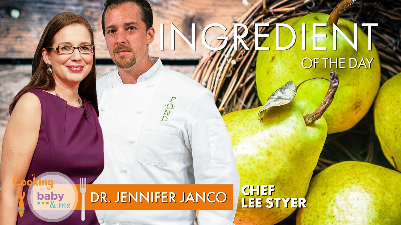 How to Make Poached PEARS | Chef Lee Styer | Cooking for Baby & Me ...