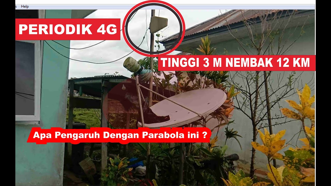 Antena periodik tembus 12 km tinggi 3 m - YouTube