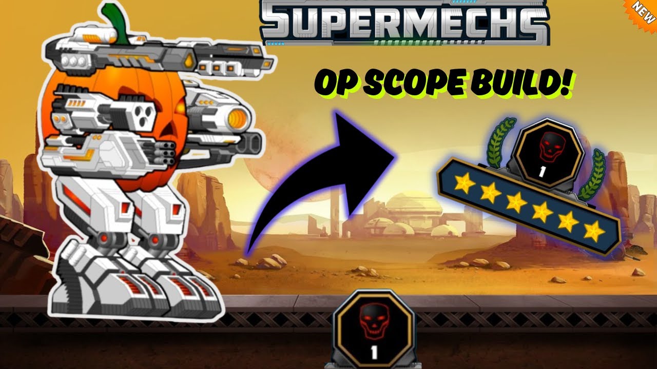 OP Scope Build - Top Ranks 1VS1 - Super Mechs - YouTube