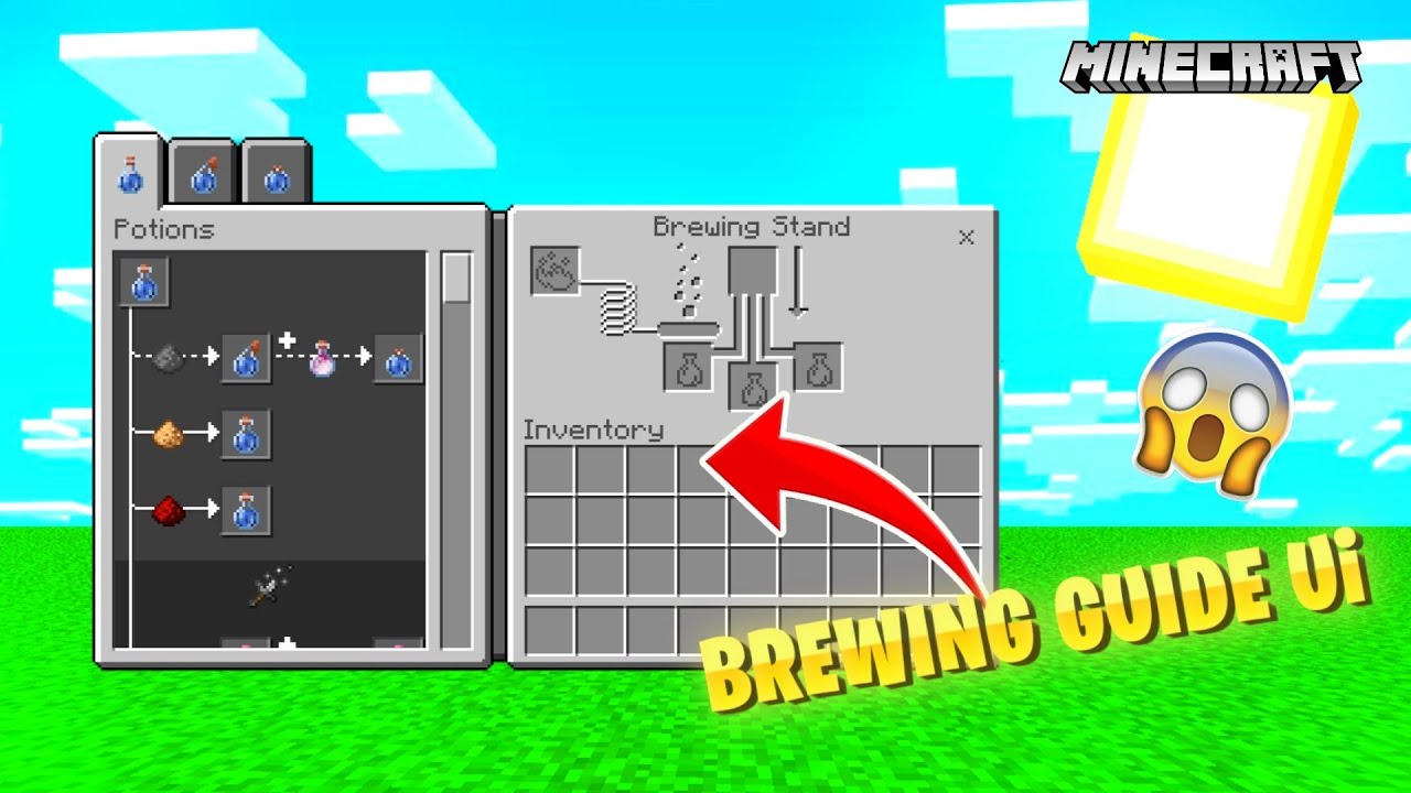 brewing guide ui or mod for Minecraft pocket edition 1.19 🤯 | epic mods MCPE | - YouTube