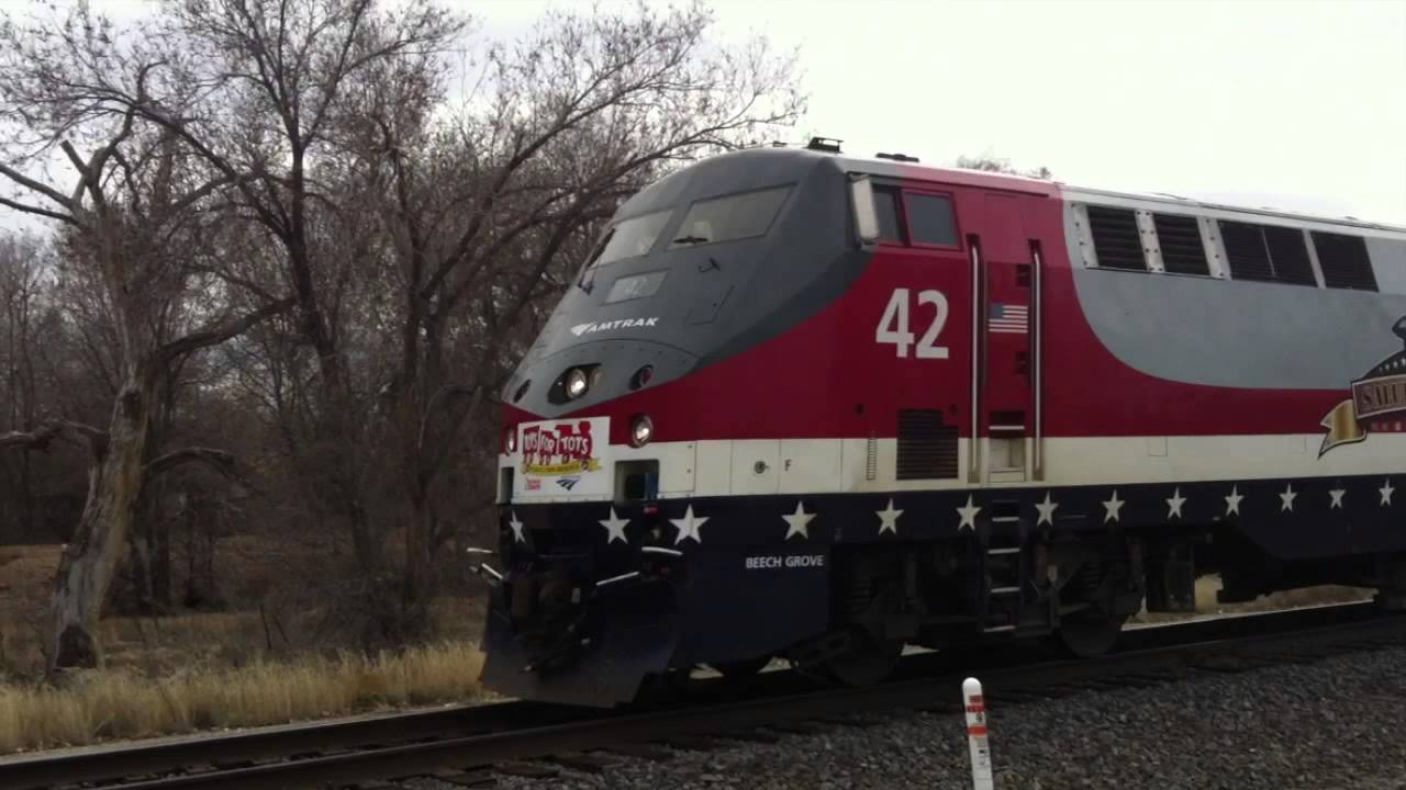 Amtrak Veterans Unit Leads The Southwest Chief 2/28/16 - YouTube