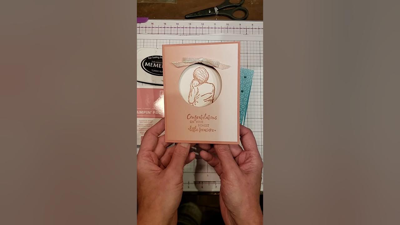 Card Class to Go using Stampin" Up! New Treasures of Life stamp set ...