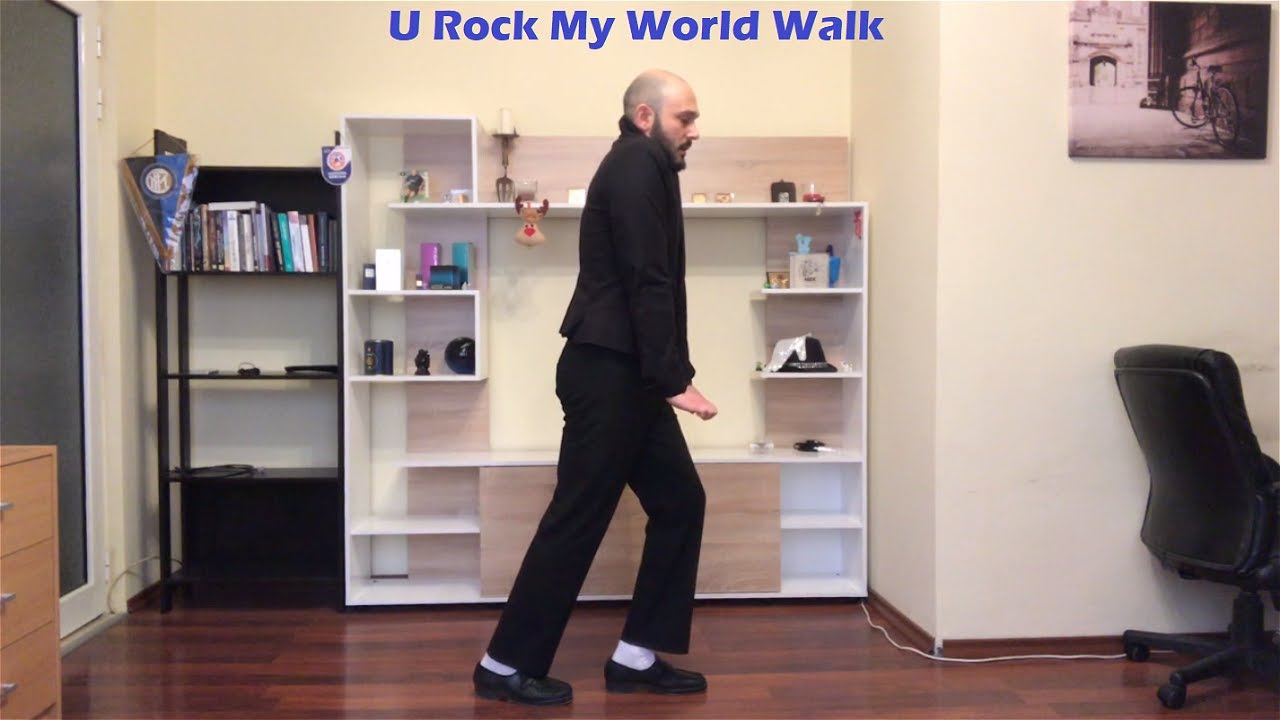 Michael Jackson dance tutorial - You Rock My World Walk - YouTube