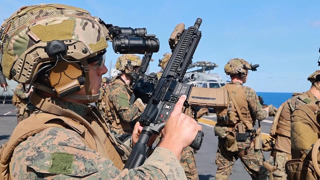 MARITIME RAID FORCE Live Fire Range and Fast Rope Insertion Training ...