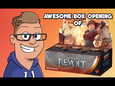 Magic The Gathering Aether Revolt Booster Box Opening - YouTube