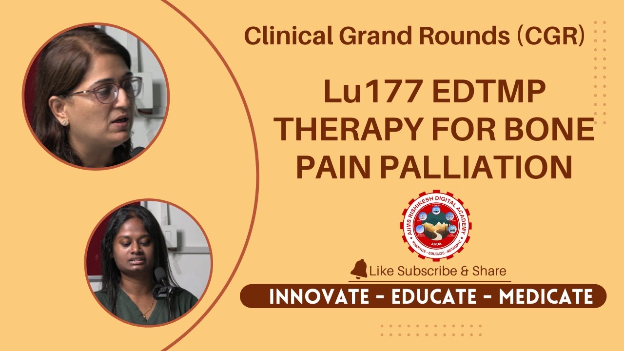 Lu177 EDTMP therapy for bone pain palliation - YouTube