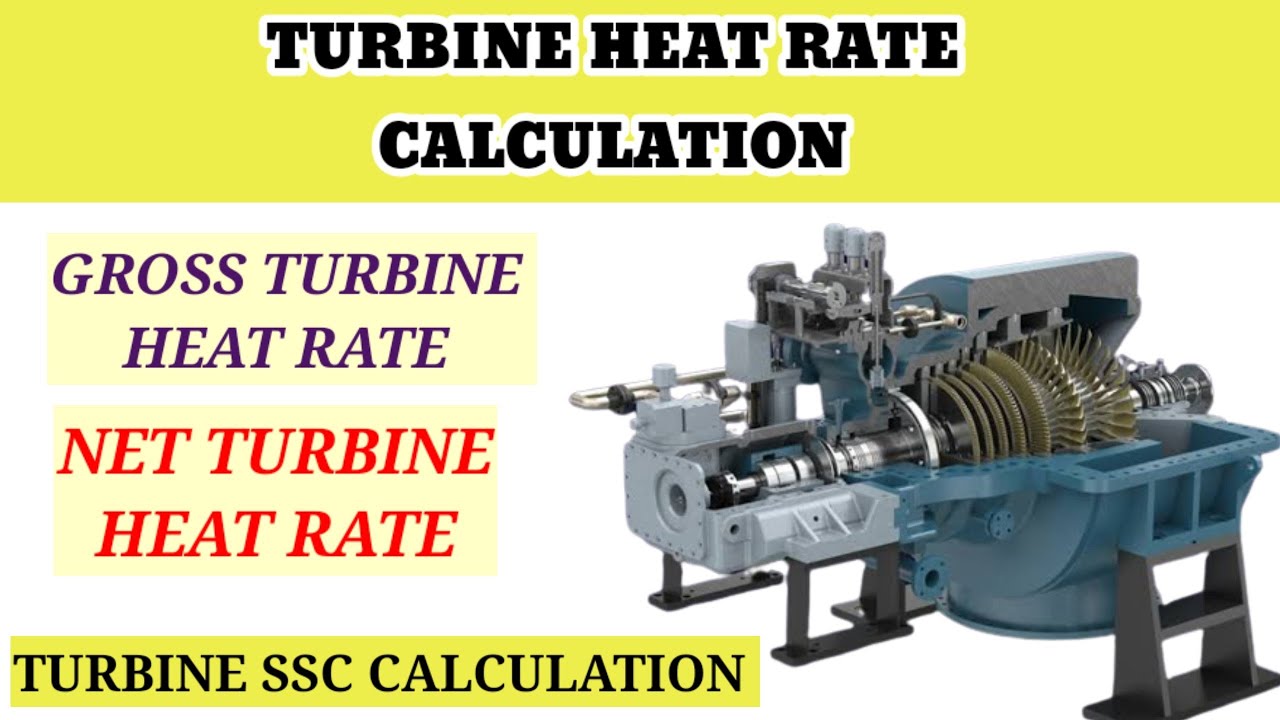 turbine heat rate calculation||Turbine SSC calculation||turbine heat ...
