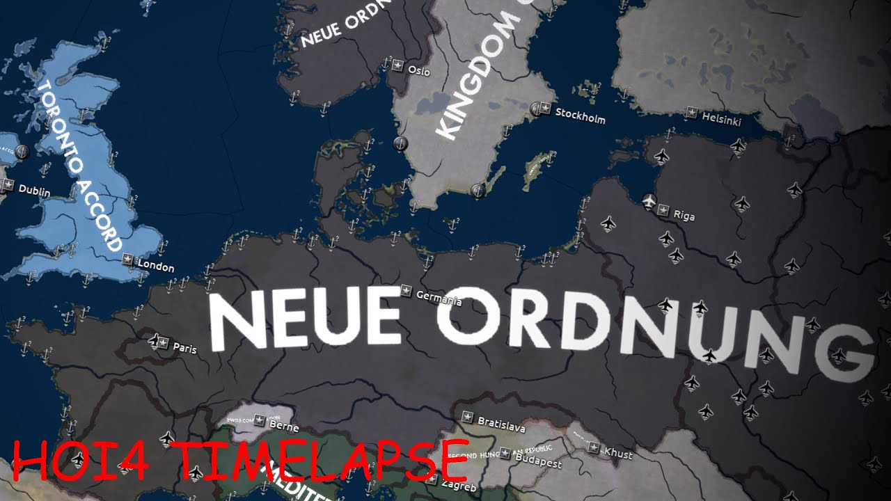 Thousand Week Reich Timelapse: HOI4 - YouTube