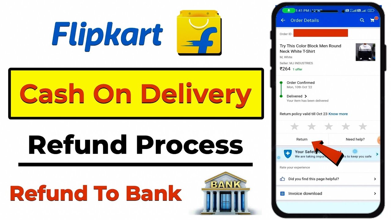 Flipkart Cod Return Process Flipkart Cod Refund YouTube