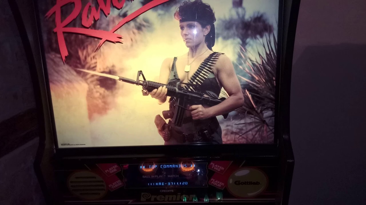 RAVEN Gottlieb 1985 highly underrated classic pinball machine - YouTube