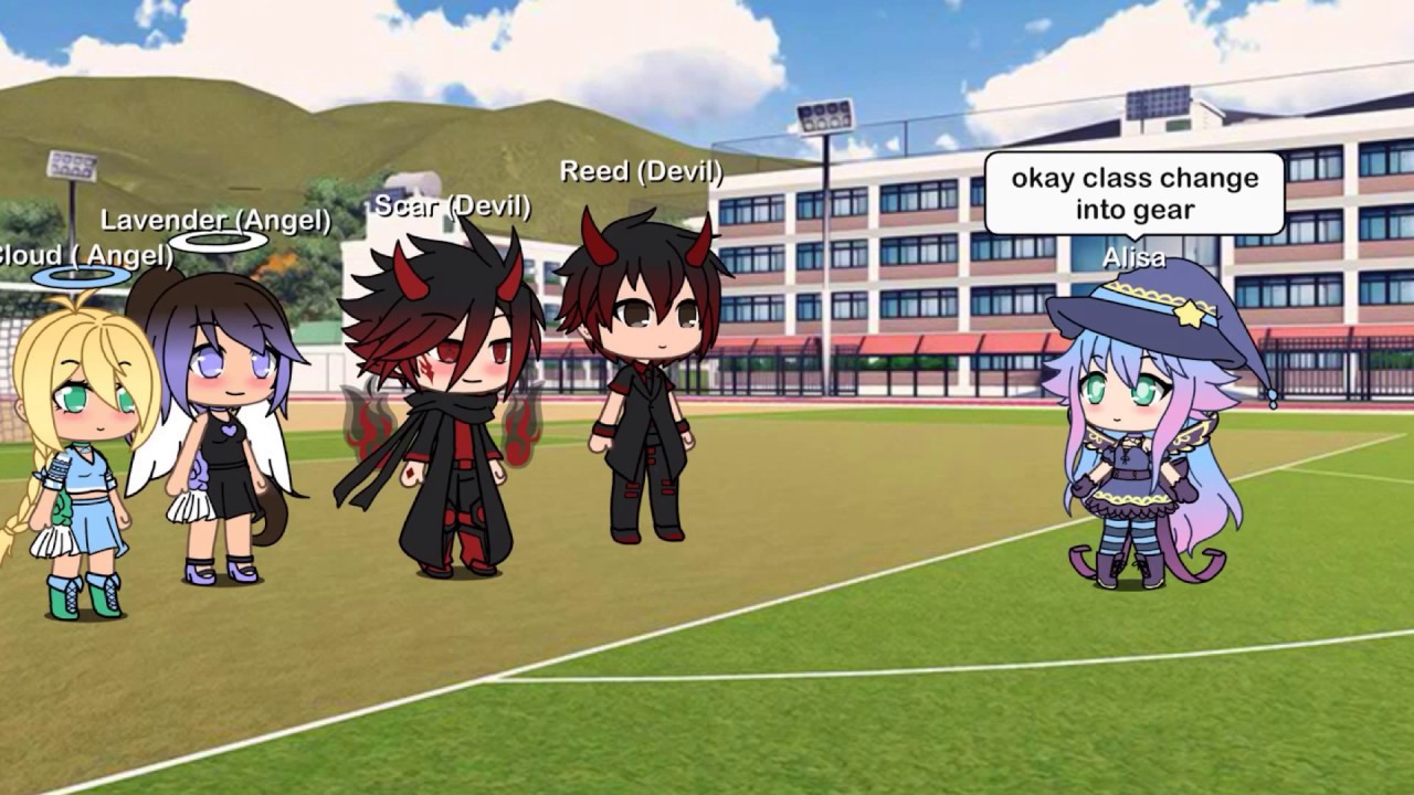 Angel and Devil Love Story / Part 1 / Gacha Life - YouTube