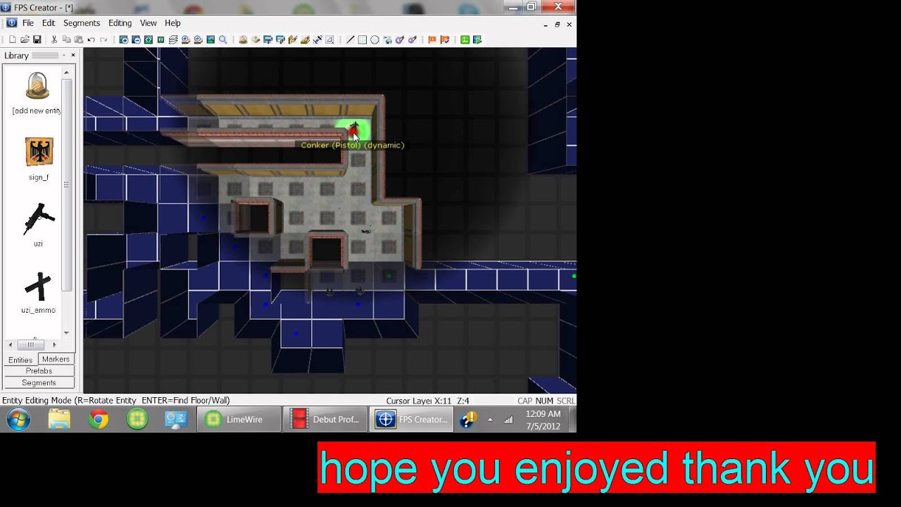 how to make a video game using fps maker - YouTube