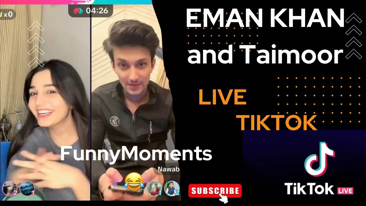 Eman Khan And Taimoor Live Match | Tiktok Live | Live Pranks #emankhanvlogs - YouTube