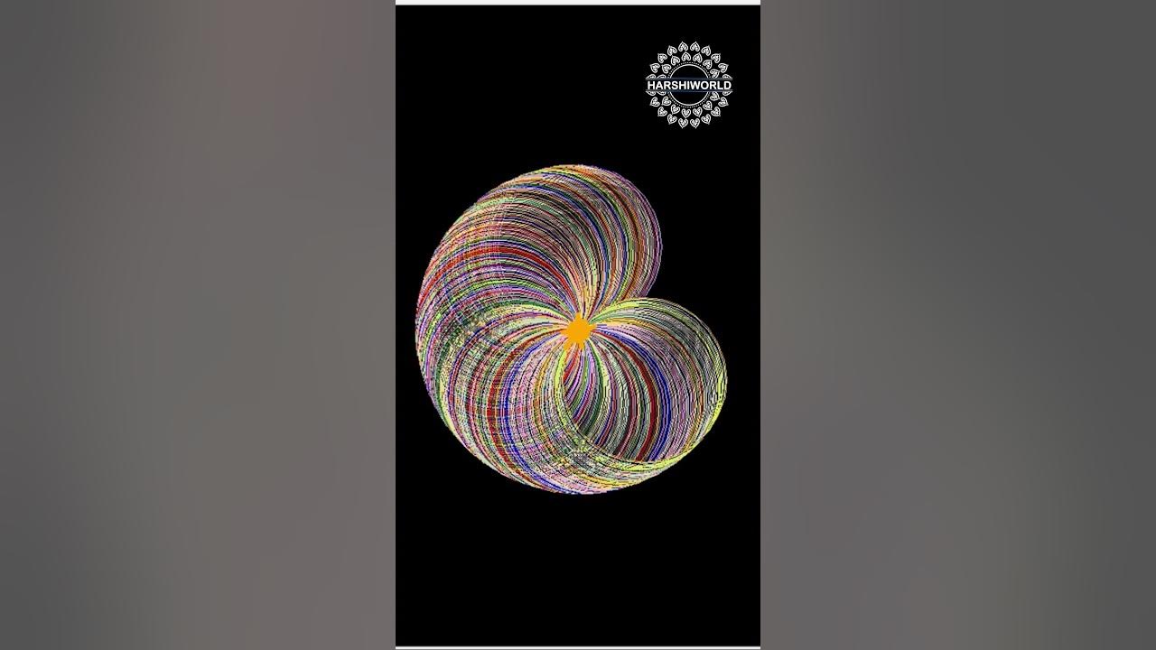 Spirograph graphics in turtle😀 #coding #graphics #animation #turtle # ...