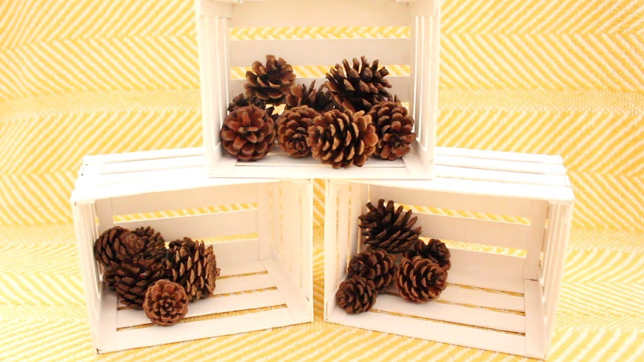 DIY Mini Crates - YouTube