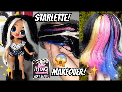 NEW LOL SURPRISE OMG MOVIE MAGIC STARLETTE! MAKEOVER!✨ Makeover days#6