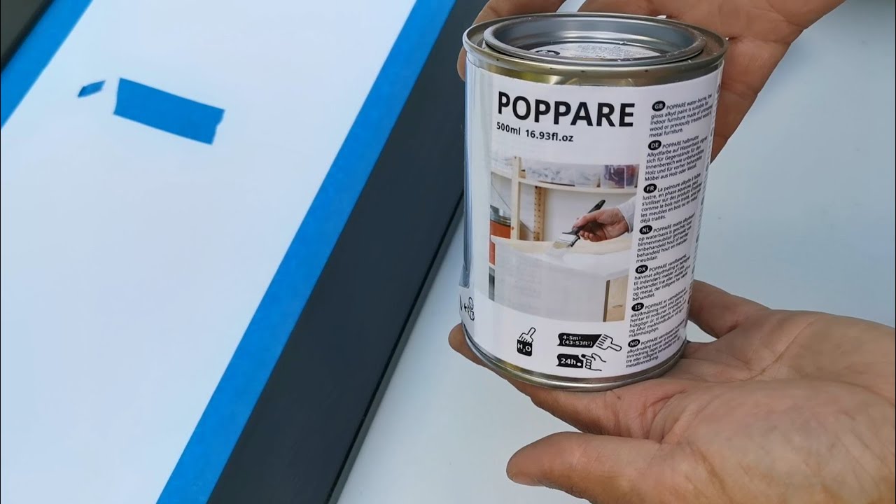 Repainting IKEA furniture using their own IKEA POPPARE paint - A ...