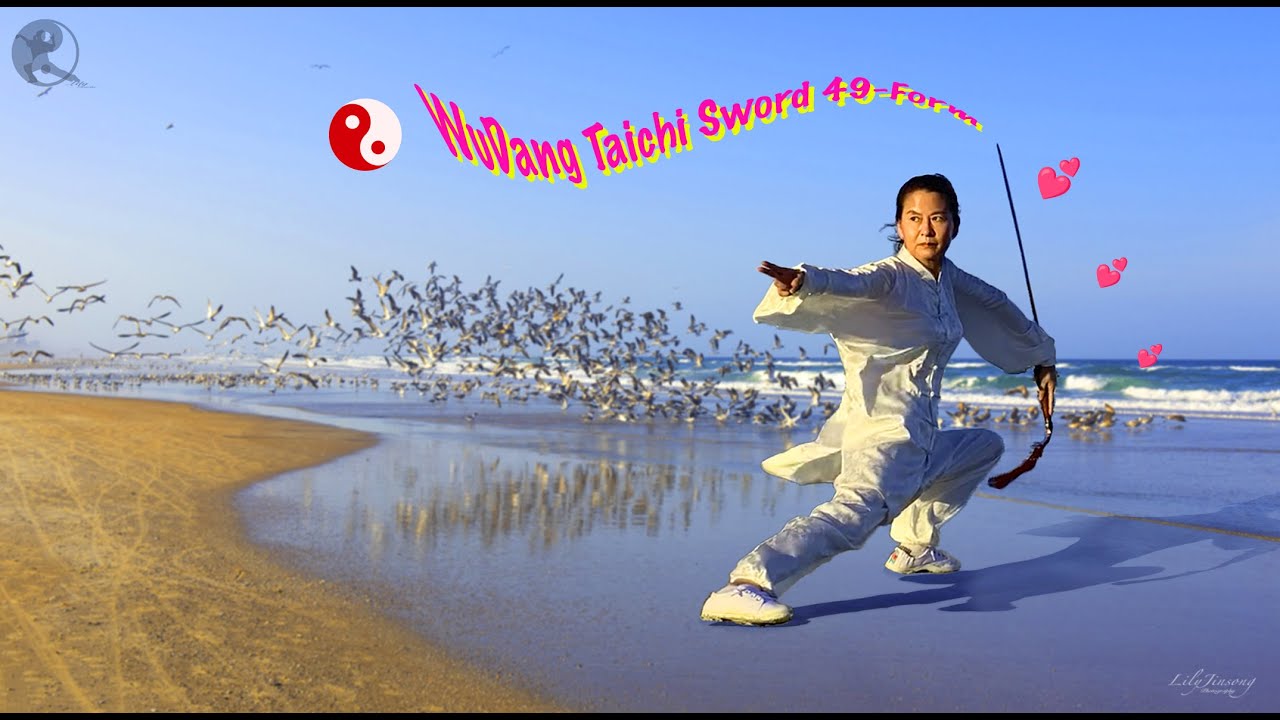 WuDang Taichi Sword 49-Form 💕 ☯️ - YouTube