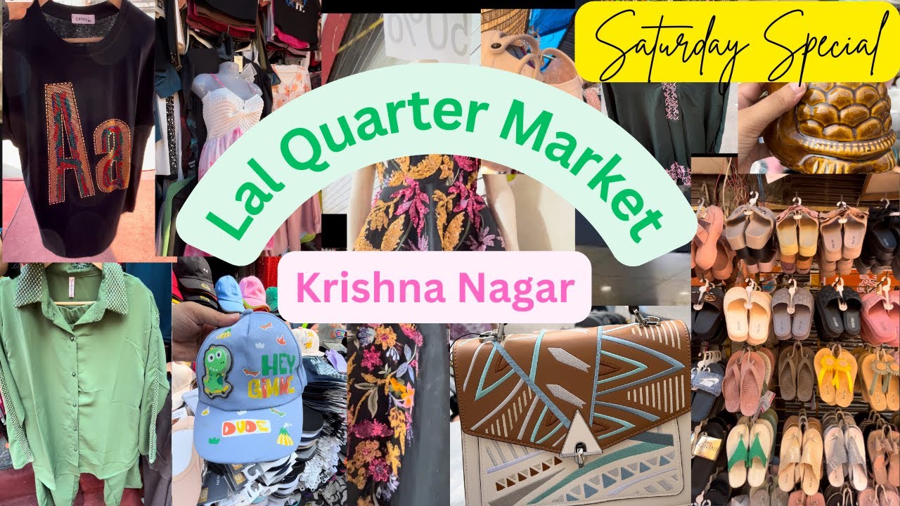 Exploring Lal Quarter Market Krishna Nagar Delhi | - YouTube