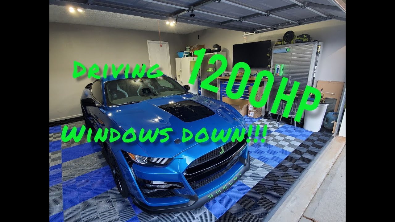 Driving The 2020 Mustang GT500 3.8 Whipple 1200whp Windows Down ...