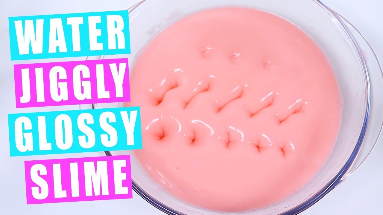 WATER JIGGLY GLOSSY SLIME! How to make very jiggly slime | Instagram ...