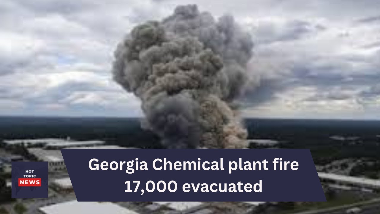 Georgia BioLab plant fire: residents evacuate toxic smoke - YouTube