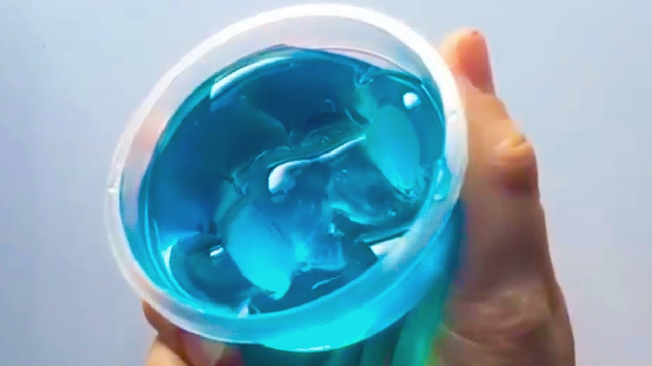 HAZ SLIME DE AGUA 💦 PROBANDO 2 RECETAS DE SLIME TRANSPARENTE - YouTube