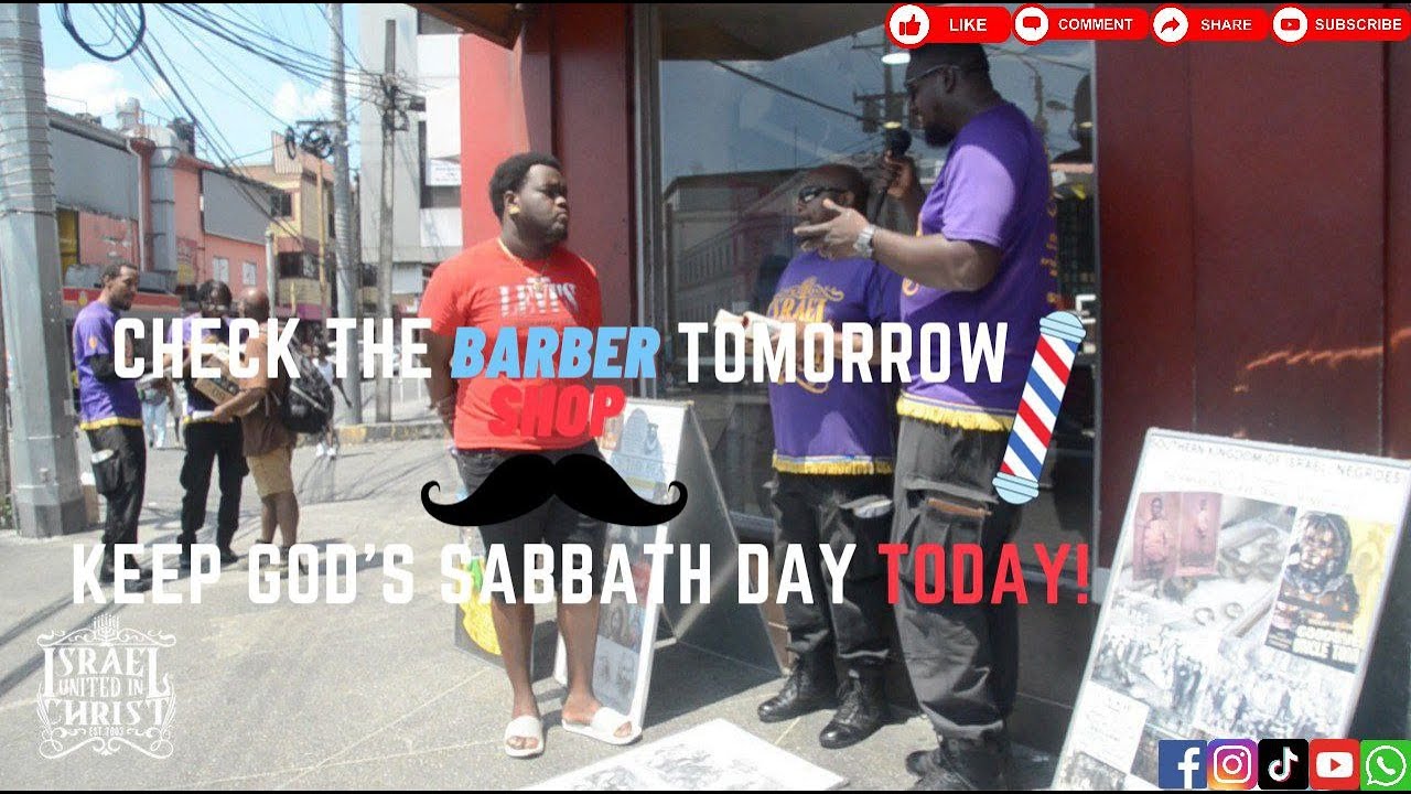 Check The Barber Shop Tomorrow. Keep God's Sabbath Day Today! - YouTube