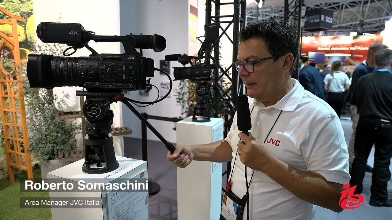 Connected CAM JVC GY-HC550 - NOVITA' IBC 2018! - YouTube