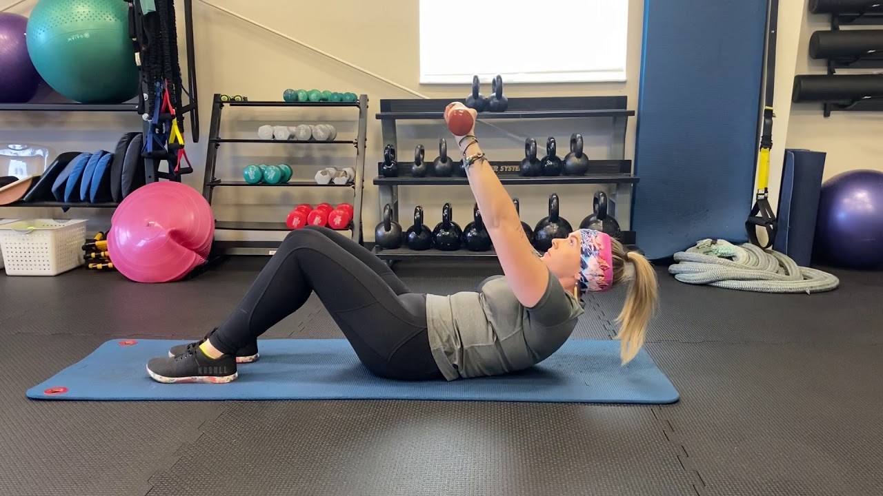 DB crunch + press - YouTube