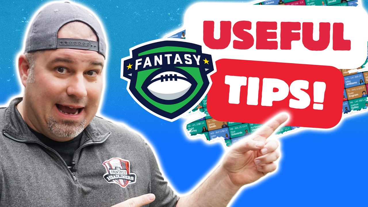 5 MUST USE Tips To Get Better At Fantasy Football - 2024 Fantasy ...
