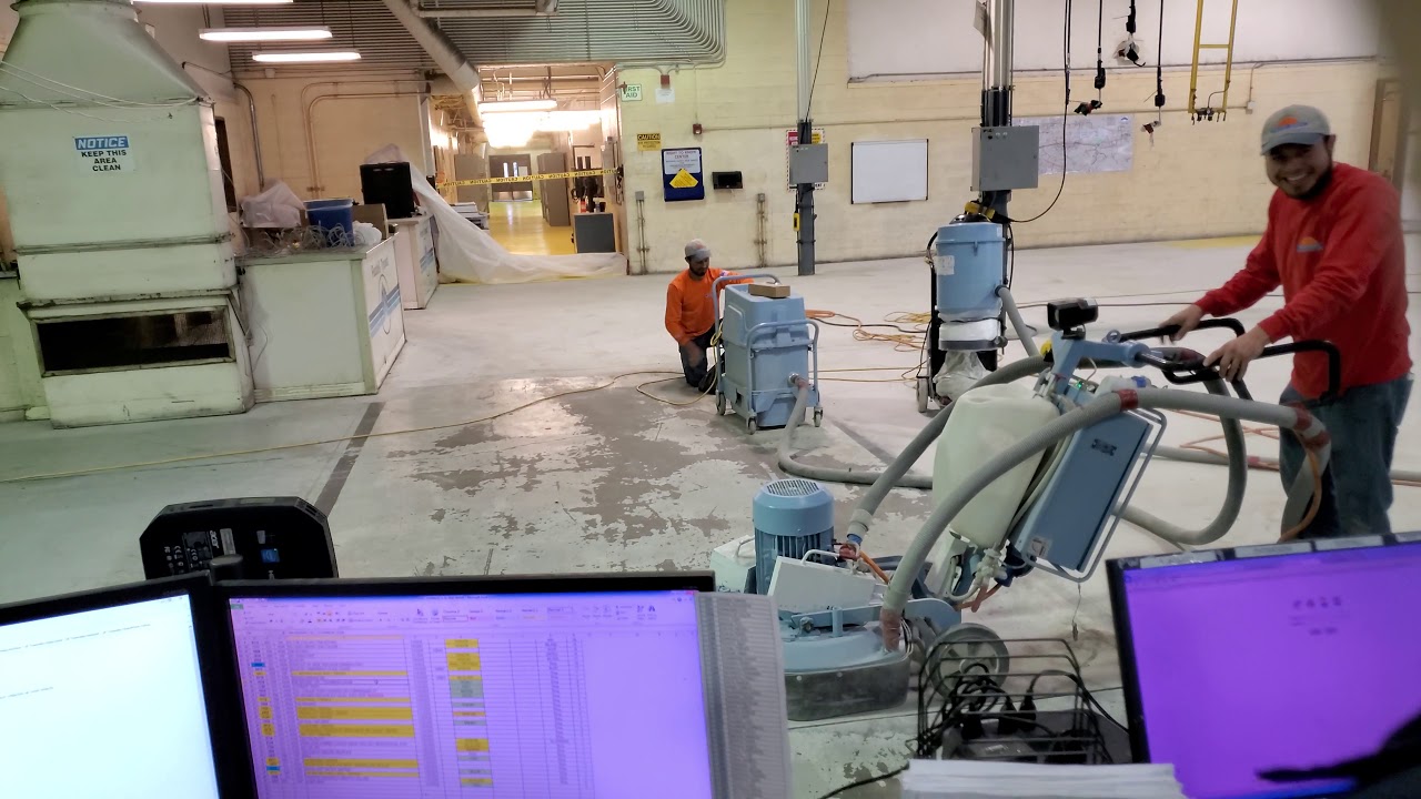 New flooring at work - YouTube