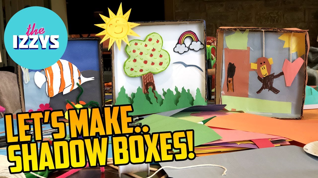 The Izzys Live-ish! We Make Shadowboxes! - YouTube