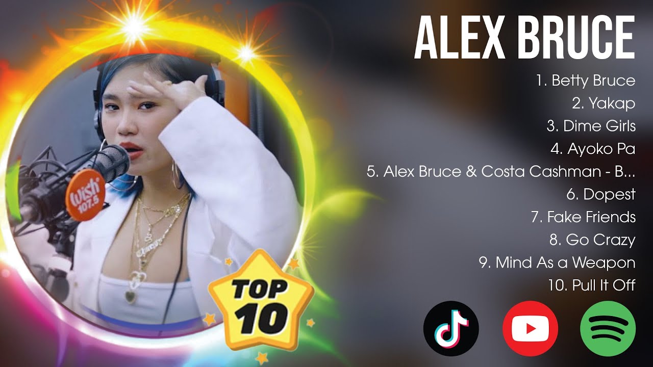 Alex Bruce Greatest Hits ~ OPM Music ~ Top 10 Hits of All Time - YouTube