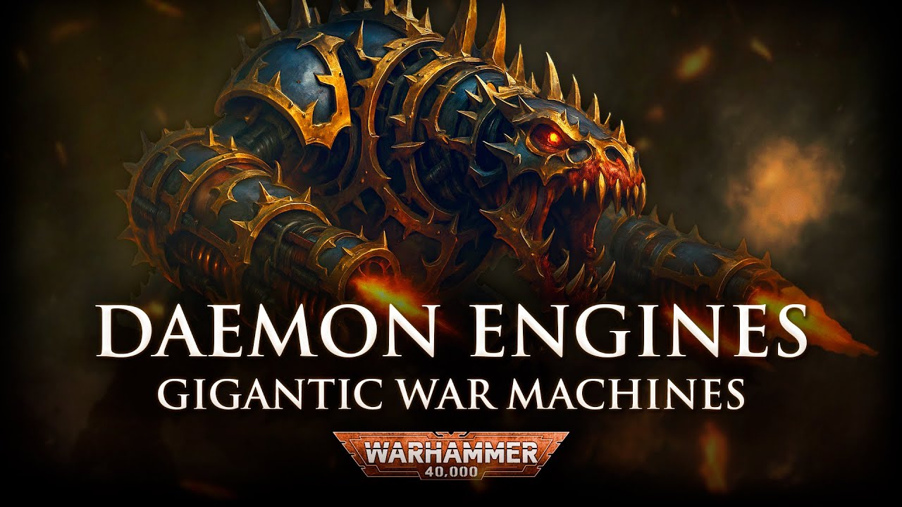Daemon Engines: Gigantic War Machines of Warhammer 40k - YouTube